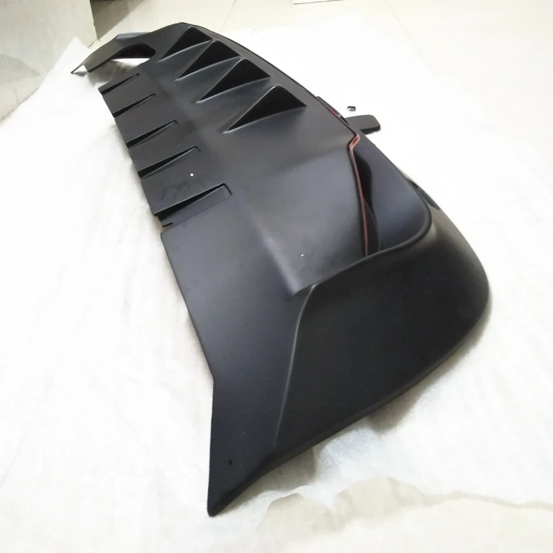 Rear Bumper Spoiler For Peugeot 308 2014 2015 Rear Bumper Lip Diffuser ...