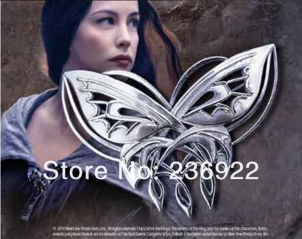 Fashion-Jewelry-Charm-Elves-Arwen-Evenstar-Butterfly-Brooches-For-Men ...