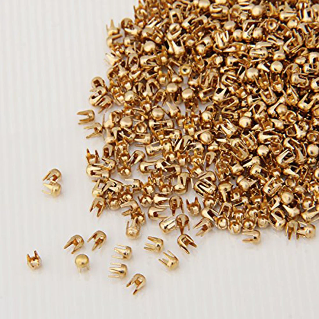 Great 1000Pcs 2.5mm Round Spike Rivet Studs Punk Dome Bracelet Bag ...
