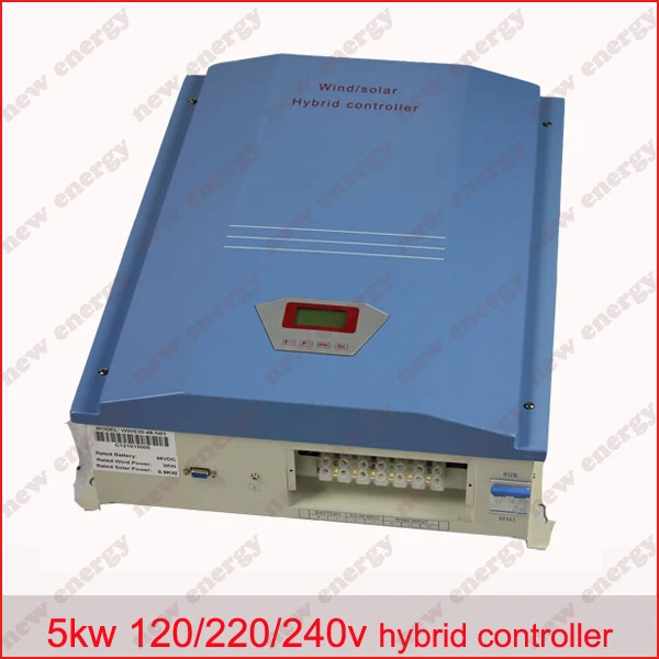 5kw 120/220/240v LCD dispaly wind solar hybrid charge controller for ...