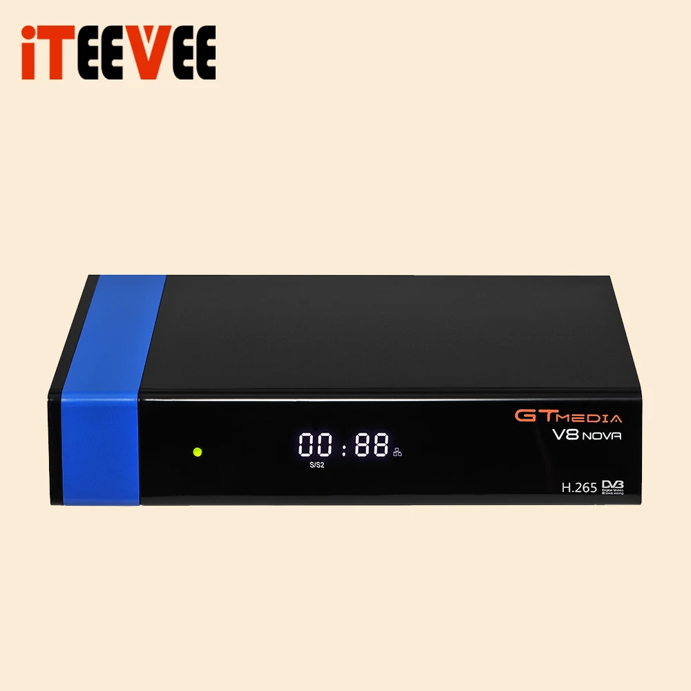 New GTMEDIA V8 NOVA Blue Satellite Receiver DVB S2 Support Built-in ...