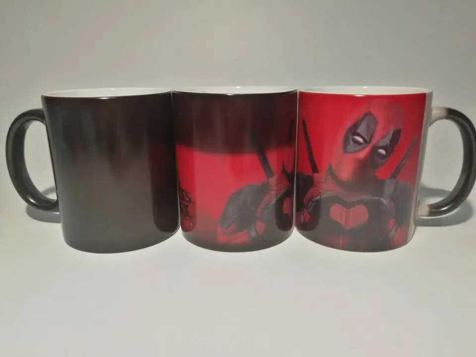 deadpool mugs Tea Cup cold hot heat sensitive mug morphing mug heat ...