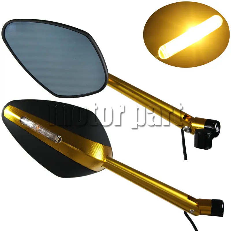 Led-Turn-Signals-Integrated-light-CNC-Rearview-Mirrors-For-Honda-400X ...