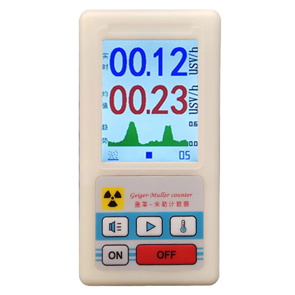 HFS-10 Geiger Counter Nuclear Radiation Detector Dosimeters Marble ...