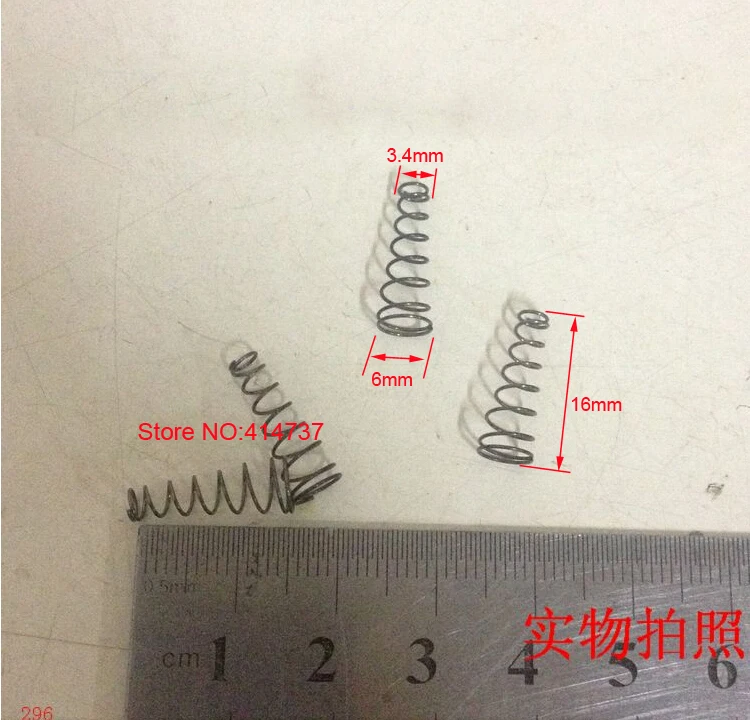 10pcs 1.2*7&8.8*25mm Steel conical coil spring 1.2mm wire conical ...