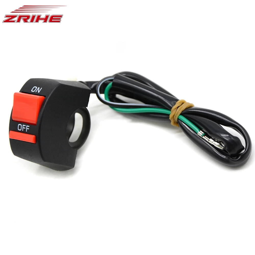 Universal Handlebar Fog Switch Motorcycle Headlight ON/OFF Button Light ...