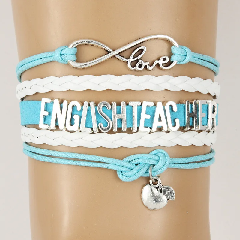 Language/English/Math Teacher Bracelet - teacherapprel