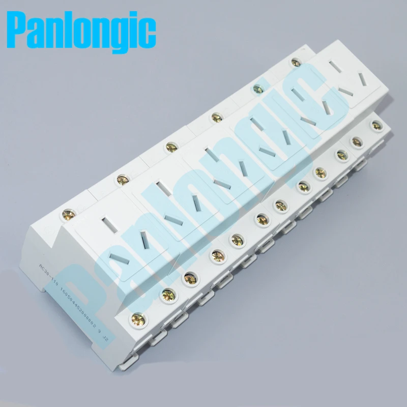 Digital Module Socket 3-hole 16a Three-pole Socket Rail Mounting Socket ...