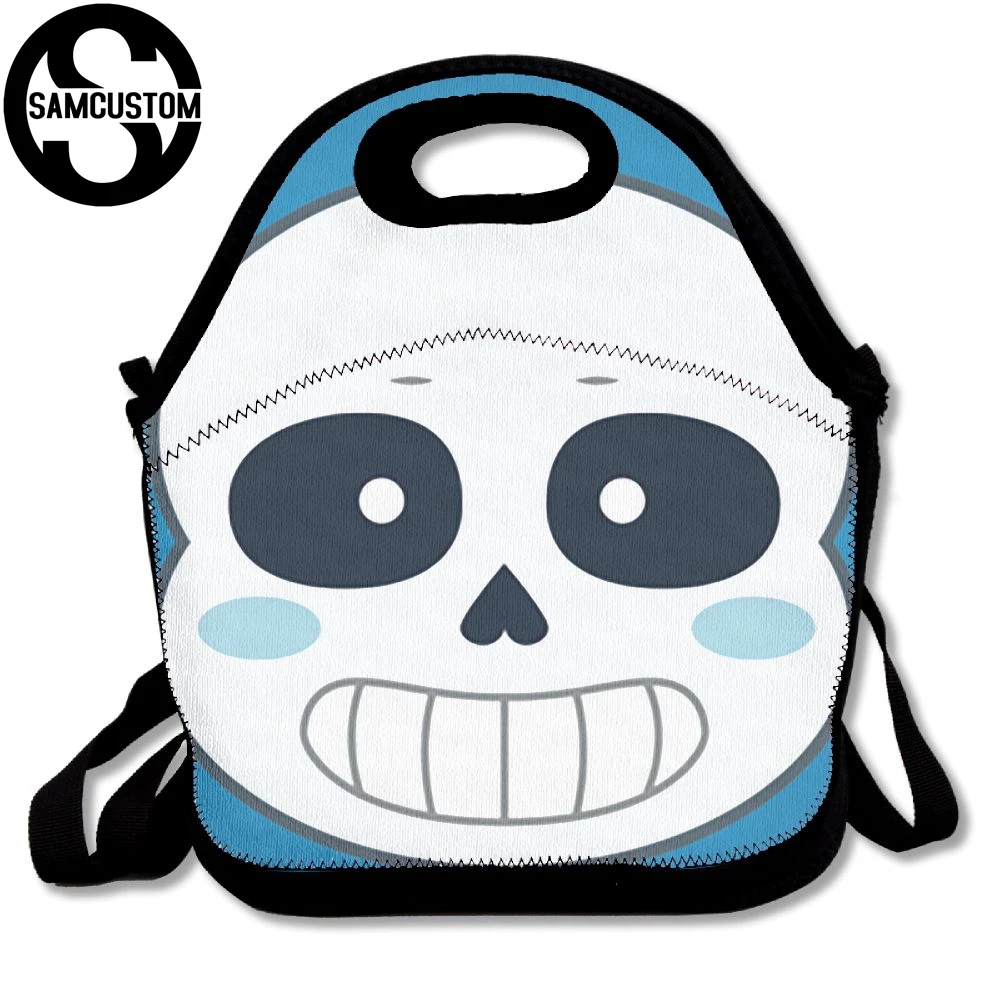 SAMCUSTOM 3D Print Cute Undertale Sans Lunch Bags Insulated Waterproof ...