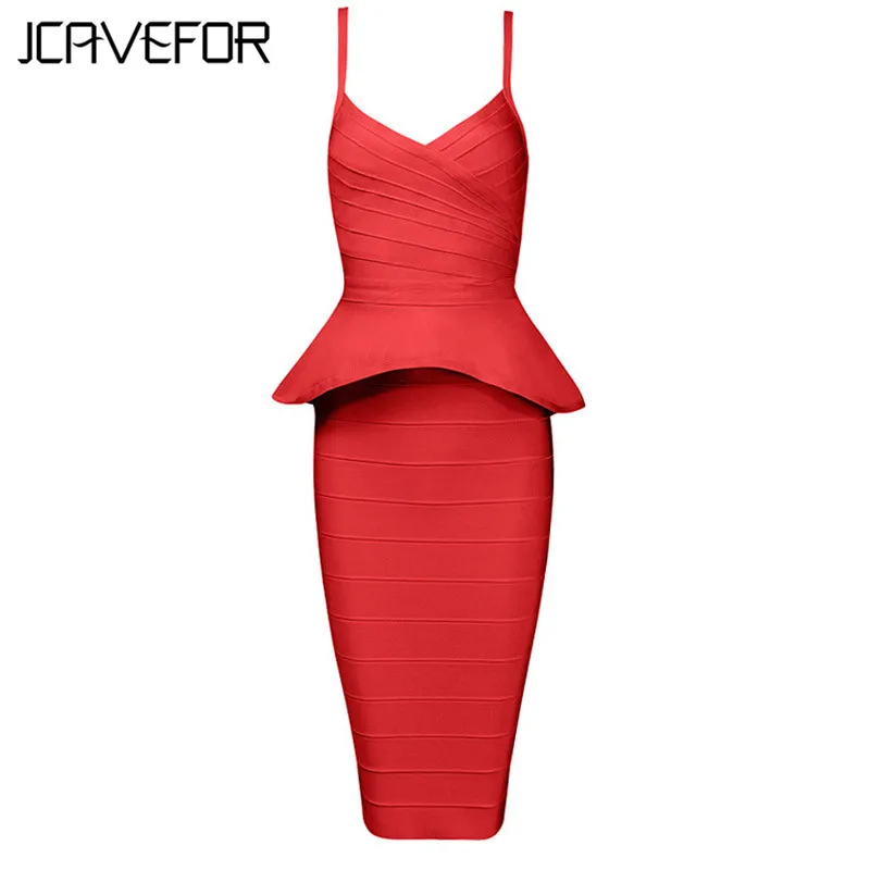 2018 Chic Summer Bandage Dress Woman Spaghetti Strap Vest Sexy Night Club Bodycon Dress