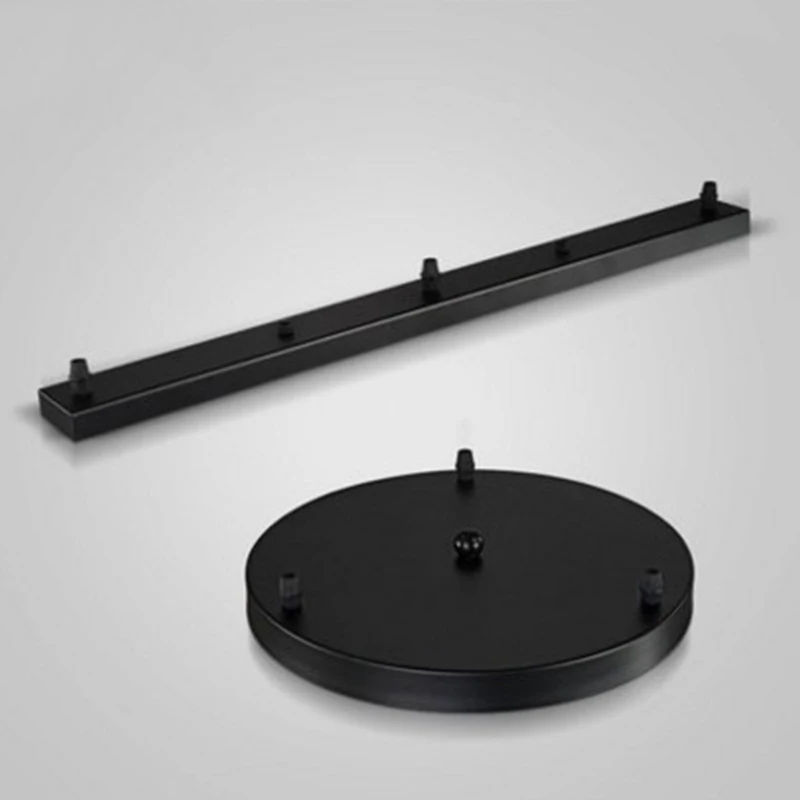 Lamps Chandeliers Base Plate Lighting Accessories Black Or White Round ...