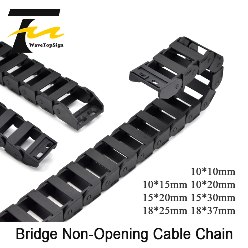 Bridge Non-opening Cable Chain 10x20 15x20 30mm Transmission Plastic ...