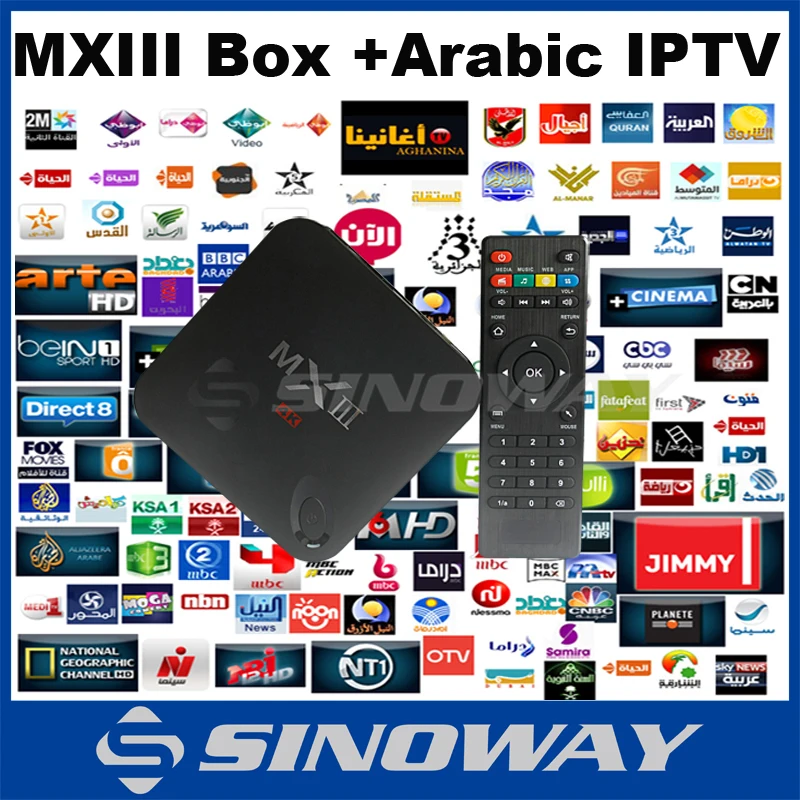 Android Tv Box Mxiii 1g/8g With 1year Arabic Iptv Account Android Apps ...