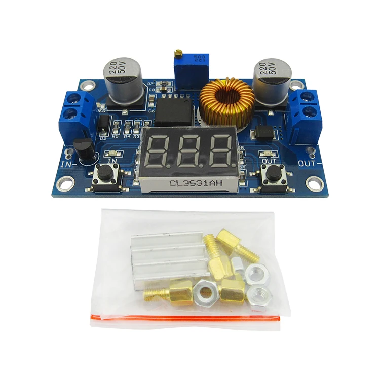 5A high power regulated power supply module,75W DC DC adjustable step ...