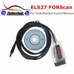 Original ELS27 FORScan OBD2 USB Scanner Better Than ELM327 FTDI Chip ...