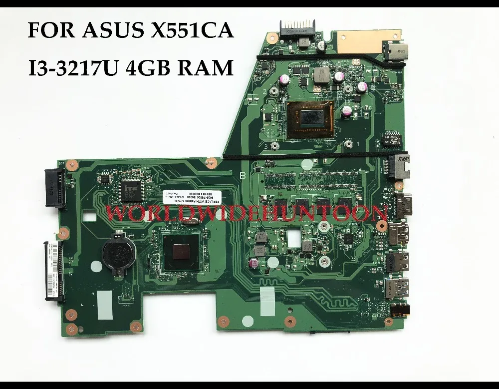 Alta calidad portátil motherboard para Asus X551CA Rev: 2.2 SLJ8E HM76 ...