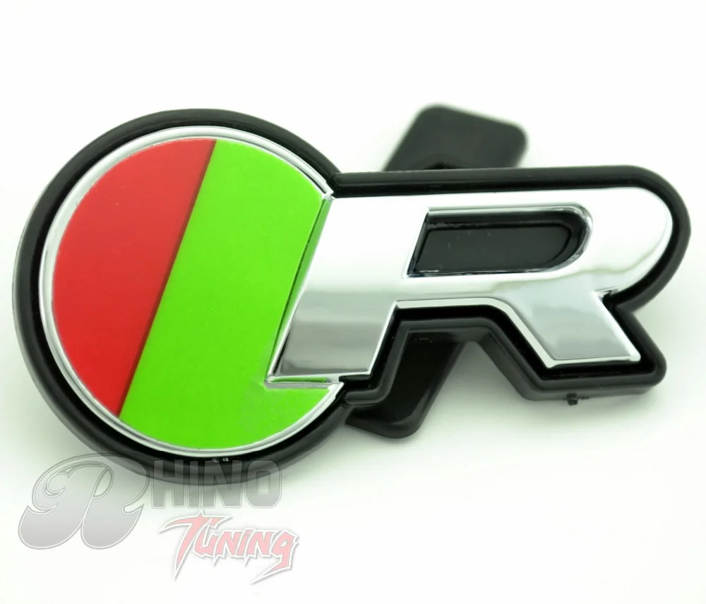 1X New R Main CHROME Front Car Emblem for 2014 Jaguar Type R XFR XJR ...