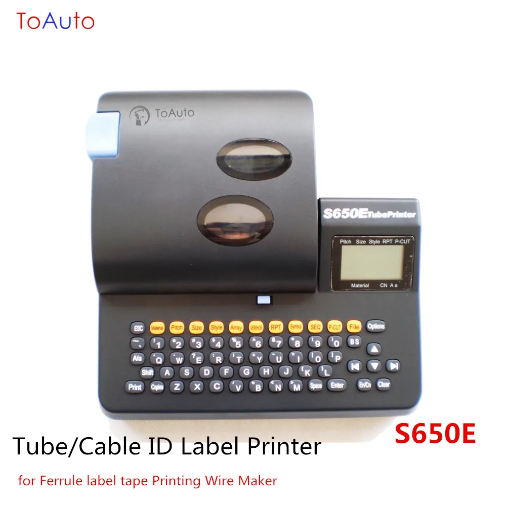 Very Recommended New Tube/Cable ID Label Printer S650E for Ferrule ...