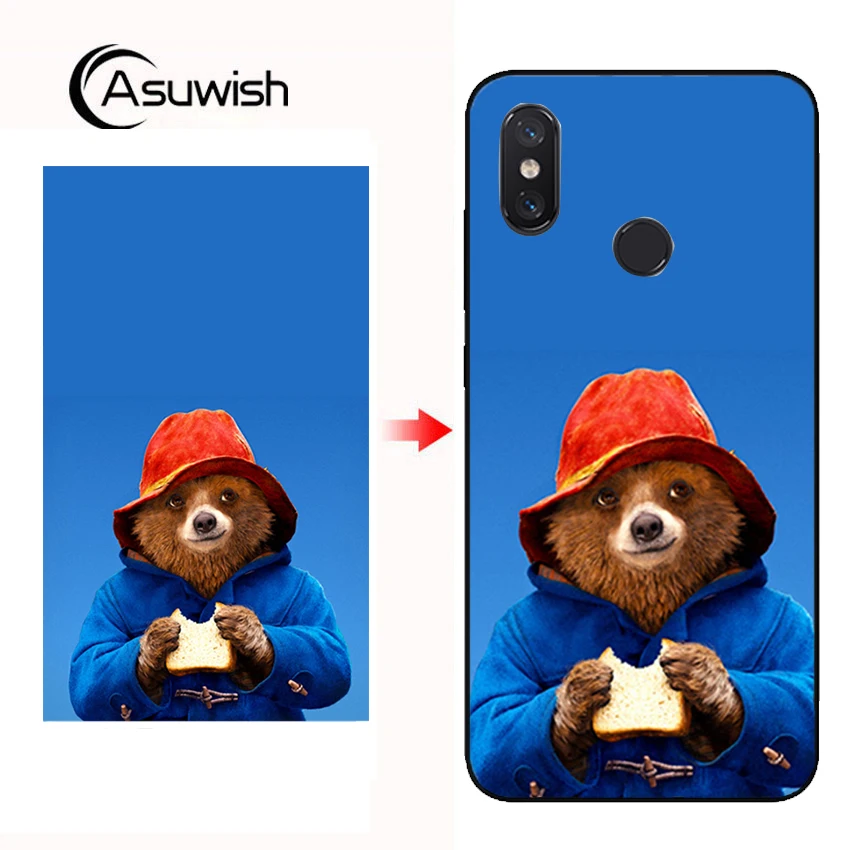 Custom Cute TPU Tempered Glass Cover Phone Case For Xiaomi Redmi S2 S 2 ...