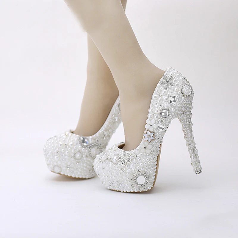Inch Silver Pageant Shoes