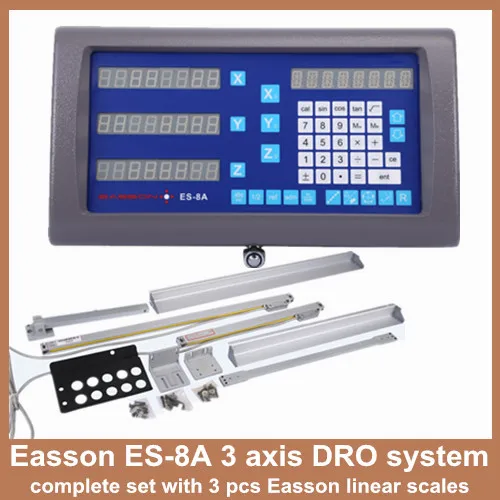 Easson conjunto completo de alta precisión, lector digital DRO de 3 ejes y codificador Lineal ...