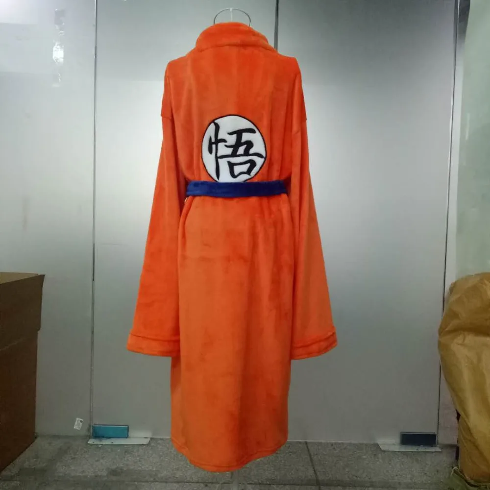Anime Dragon Ball Son Goku Bathrobe Kimono Gown Cosplay Costume ...