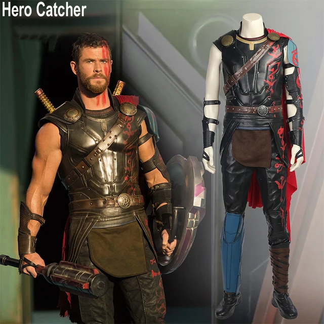 Hero Catcher 4 Top Kwaliteit Thor Ragnarok Cosplay Kostuum Thor 3 ...
