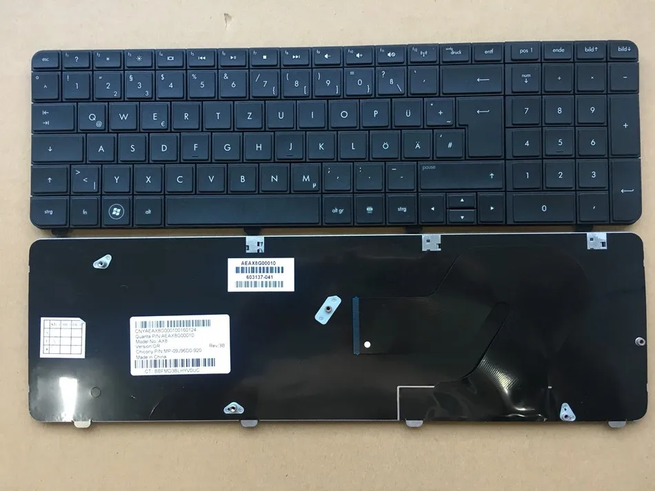 New GR Germany Keyboard for HP Compaq Presario CQ72 G72 Series GR ...