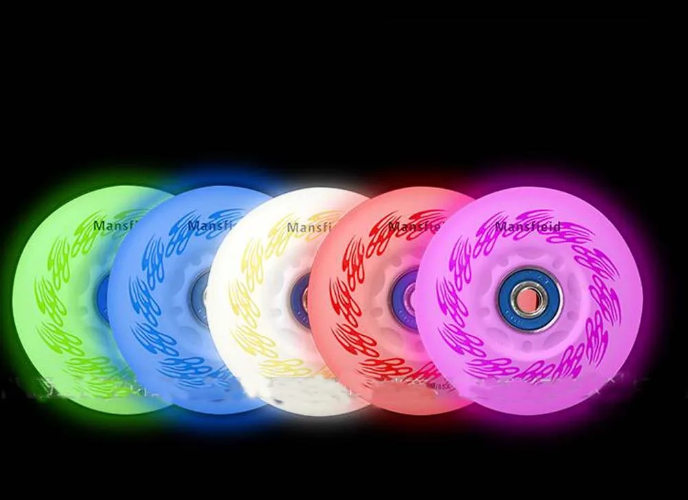 Skating Wheel Wheel Luminous Flash Wheel Skates Inline Wheel Luminous ...