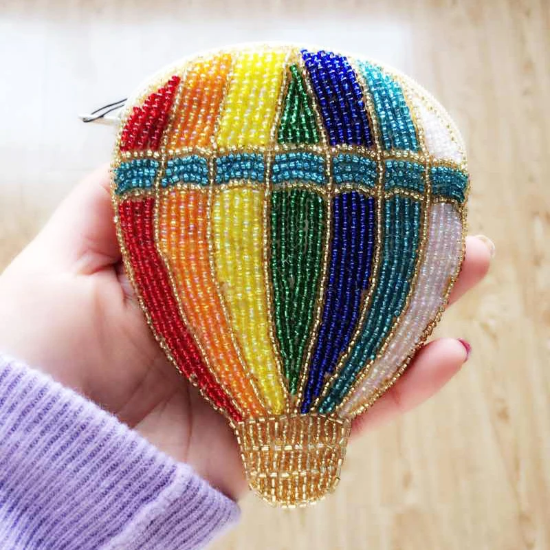 Ensso 2018 Handmade Purse Luxury Beading Balloon Cartoon Beaded Mini ...