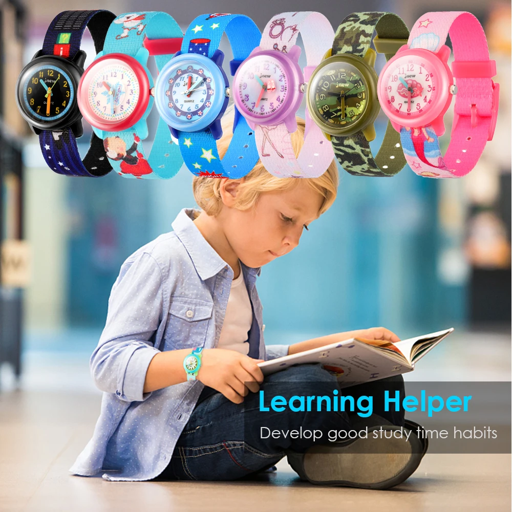 Waterproof Kids Watches For Boys Girls Analog Watch Time Toddler Watch ...