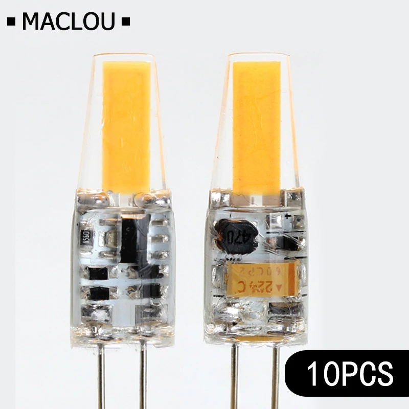 10 pcs/lot G4 LED AC 220V Mini Lampada Home Lamp DC 12V COB LED Bulb G4 ...