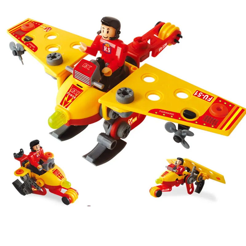 Building Blocks Plastic Concept aircraft return ABS Child Gifts ...