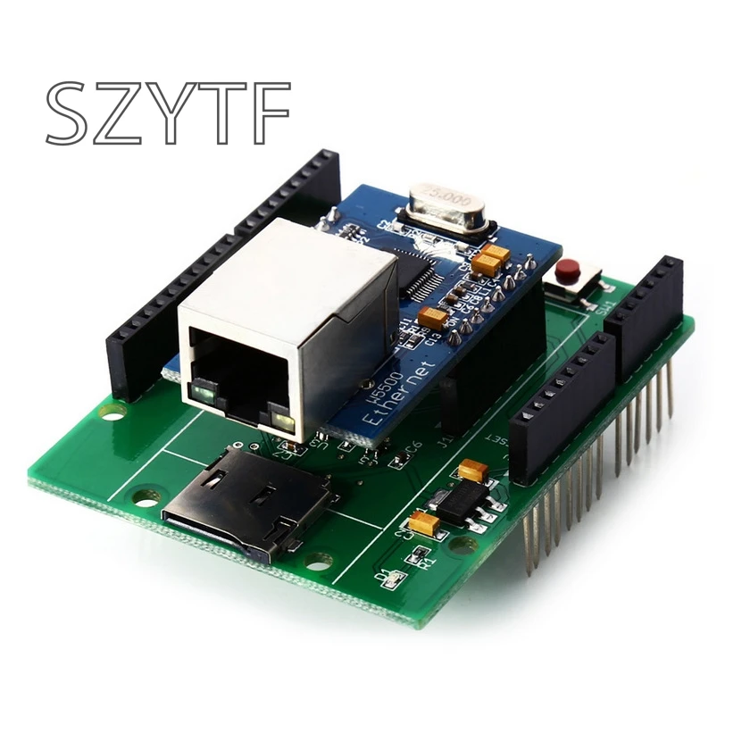 W5500 Ethernet Development Board Spi To Ethernet Hardware Tcpip W5100 For In Integrated Circuits 
