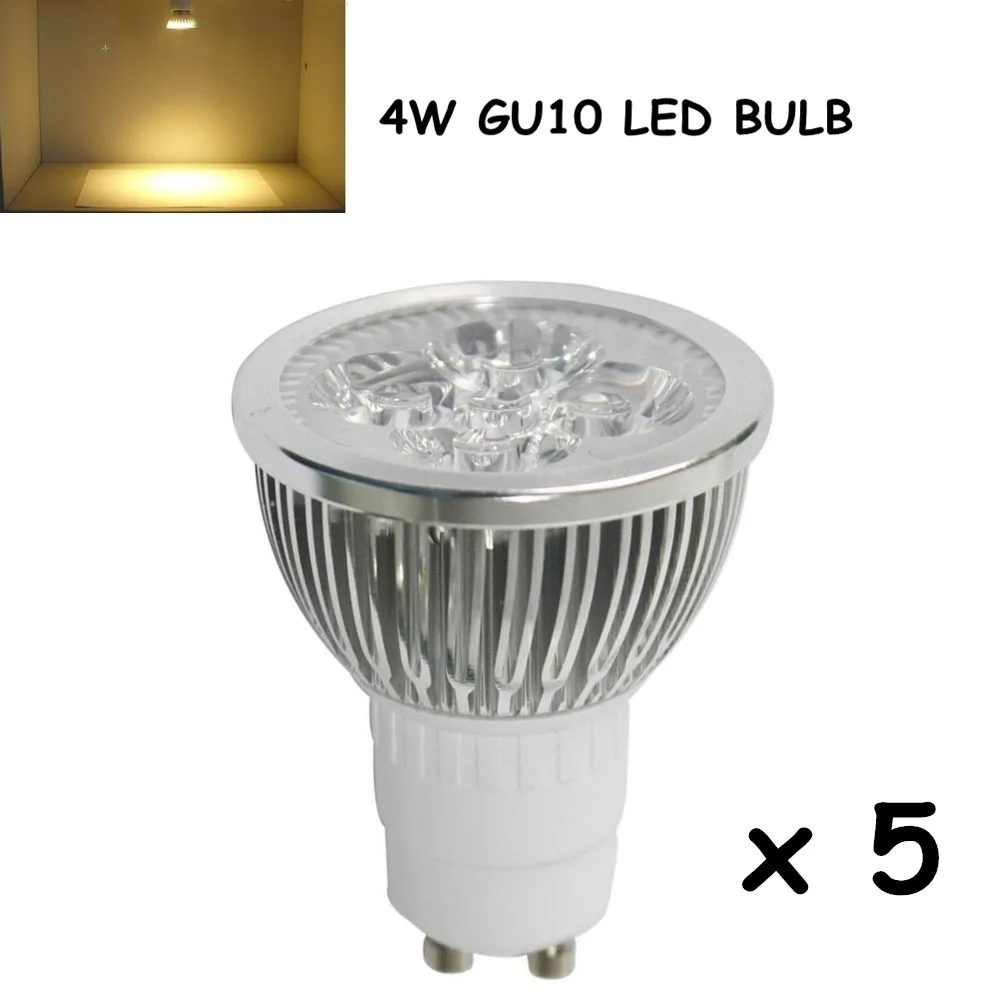 Hot Sell GU10 LED 4x1W Spotlight CE RoHS 220V LED GU10 Bulb Lamp GU10 ...