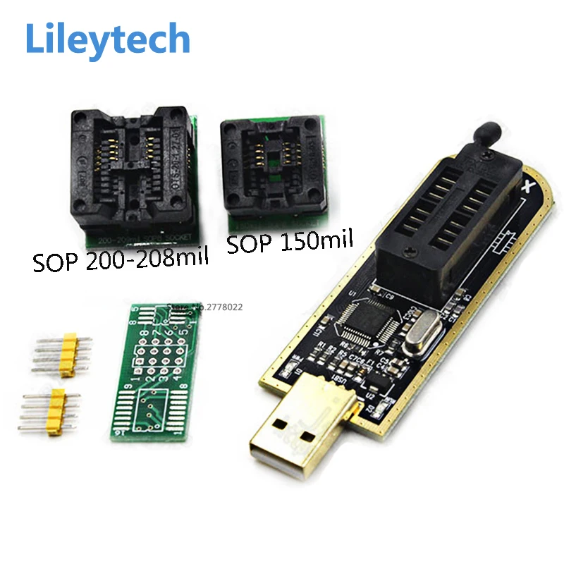 1Set XTW100 programmer USB motherboard BIOS SPI FLASH 24 25 reader ...