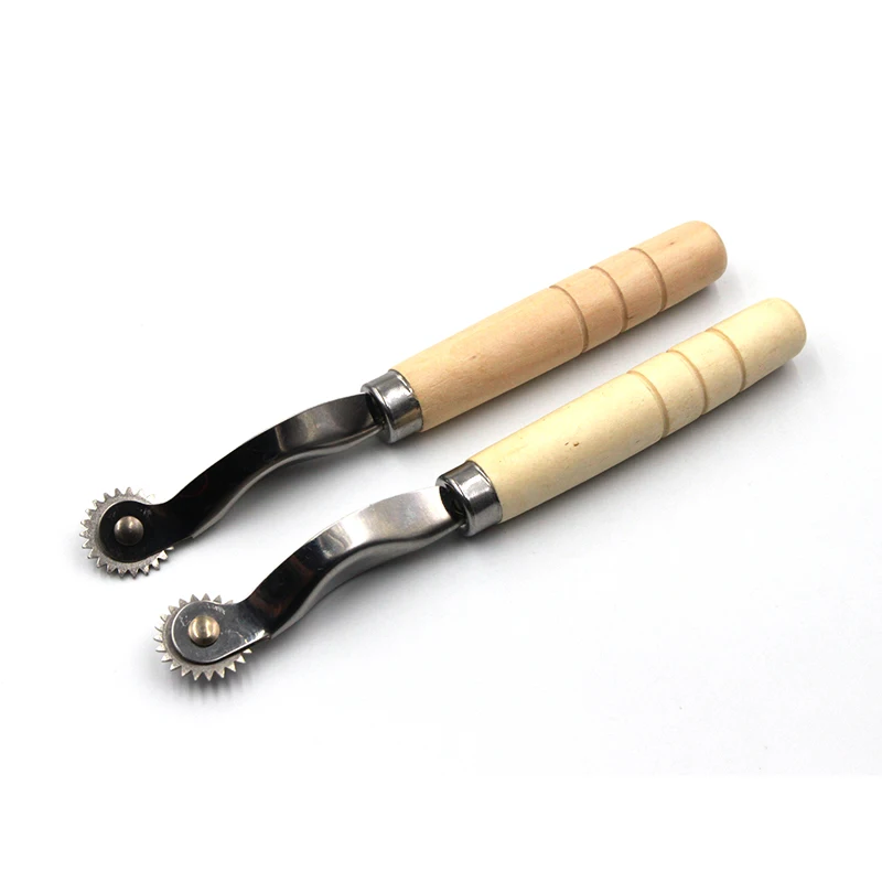 2pcs-Steel-Overstitch-Wheel-Leather-Tracing-Wheel-Toothed-Wheel-Serrate ...