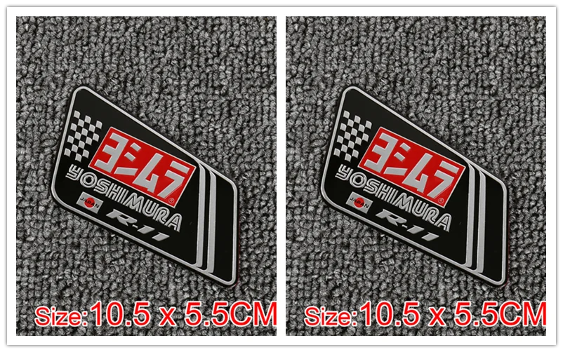 Yoshimura Logo Image Yoshimura CRS9 NB001L End Cap Sticker For RS 9