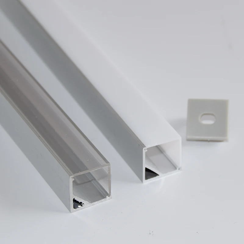 20pcs 1M square corner aluminum LED profile LED strip profile led ...