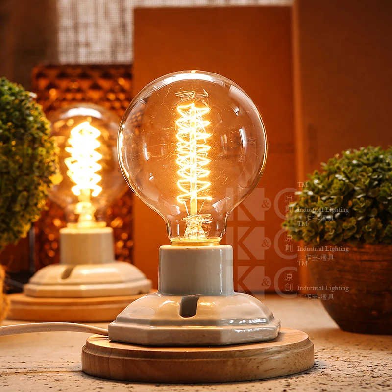 Industrial Edison Light Bulb Fixtures