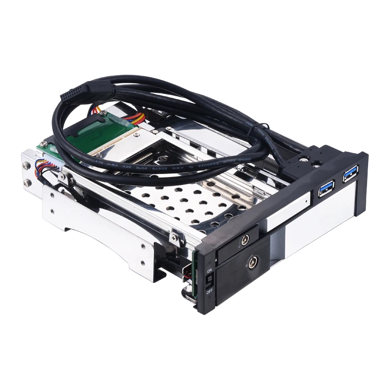 Uneatop ST7224US 2.5+3.5 inch Dual Bay 2 bay SATA HDD Rack Enclosure ...