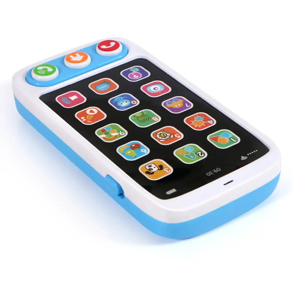 Baby Simulated Mobile Phone Toys Plastic Toy Phone Learning Musical ...
