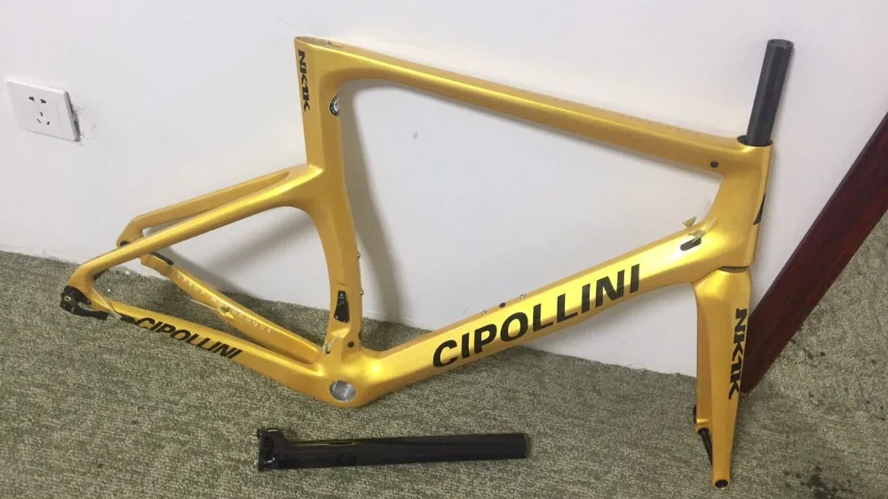 2019 newest gold color nk1k disc full bike frameset glossy color ...