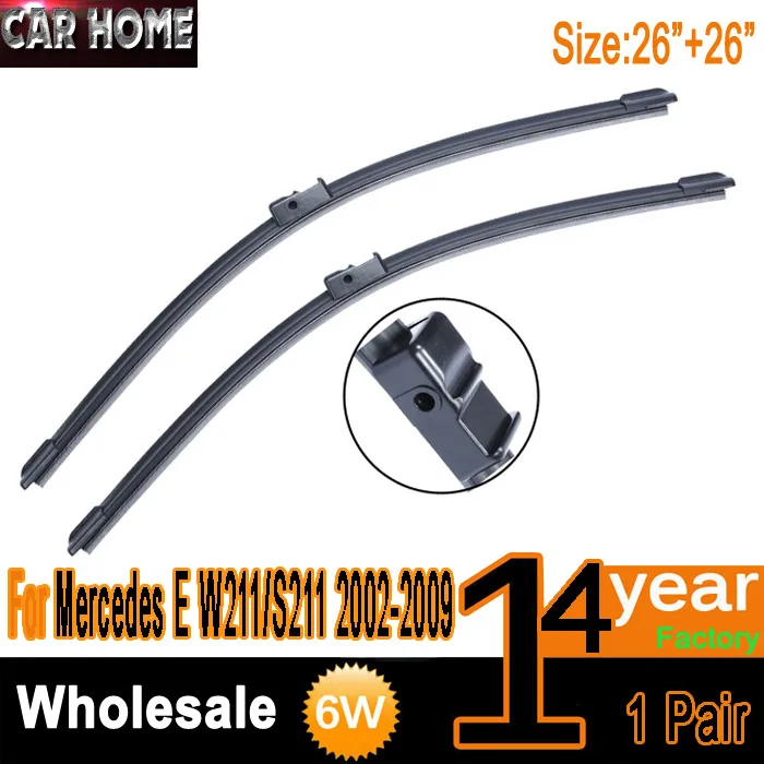 Specific Fit Wiper Blade For Mercedes E W211/ S211 2002 2009 26''+26 ...