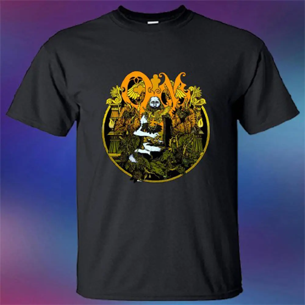 New Om Band Metal Rock Logo Men's Black T Shirt Size S 3XL|T-Shirts ...