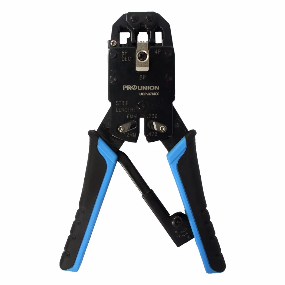 送料無料pro's kit UCP 376KX 4 p/6 p/8 pプロフェッショナルネットワーク圧着ペンチ圧着ツールハンドツール電線圧着 ...