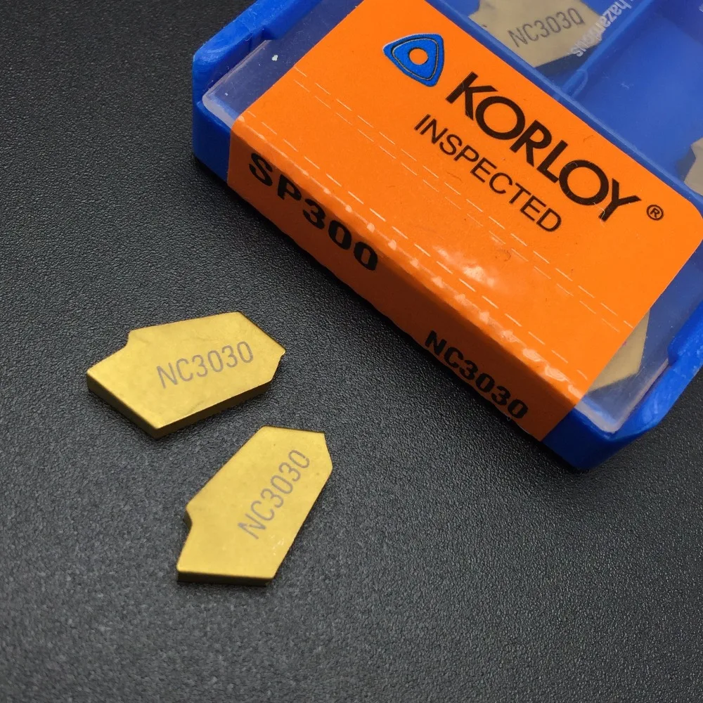 20PCS SP300 NC3030 grooving carbide inserts SP300 lathe cutter turning ...