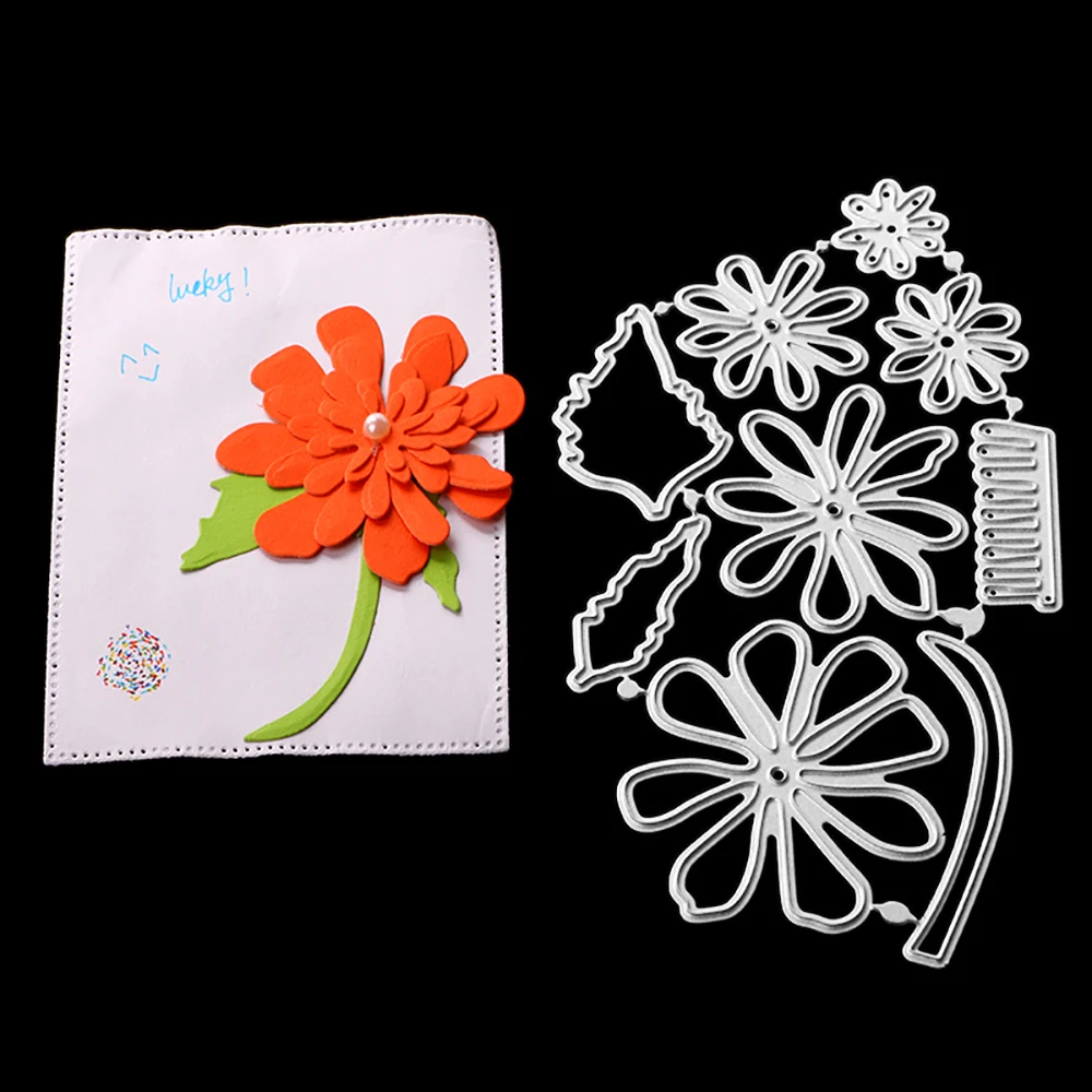 Flower Bouquet Metal Cutting Dies Craft Dies For Scrapbooking New 2018