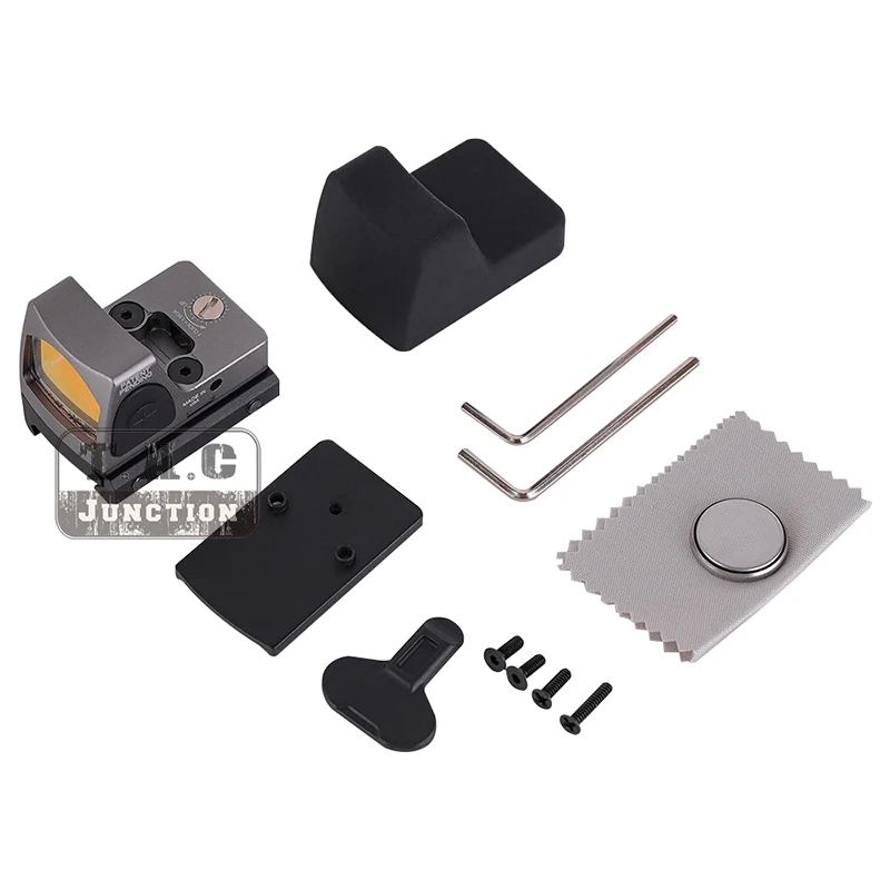 Tactical Type 2 Adjustable LED Reflex Sight 6.5 MOA Red Dot Windage ...
