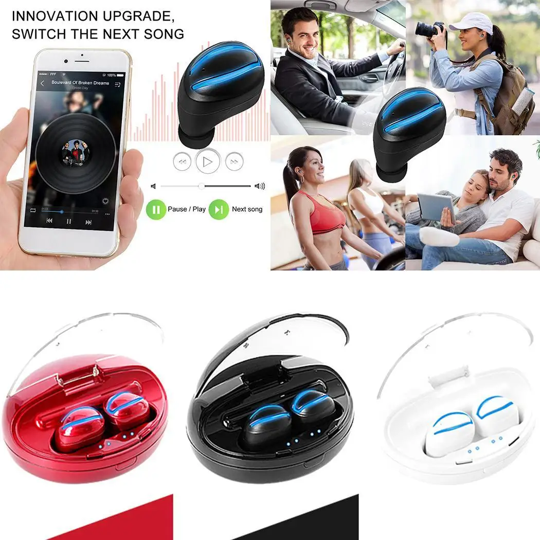 Wireless Bluetooth Earphones Automatic Boot Pairing Magnetic Charging ...